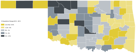 2013 Oklahoma Population Estimates | The Institute for Quality Communities